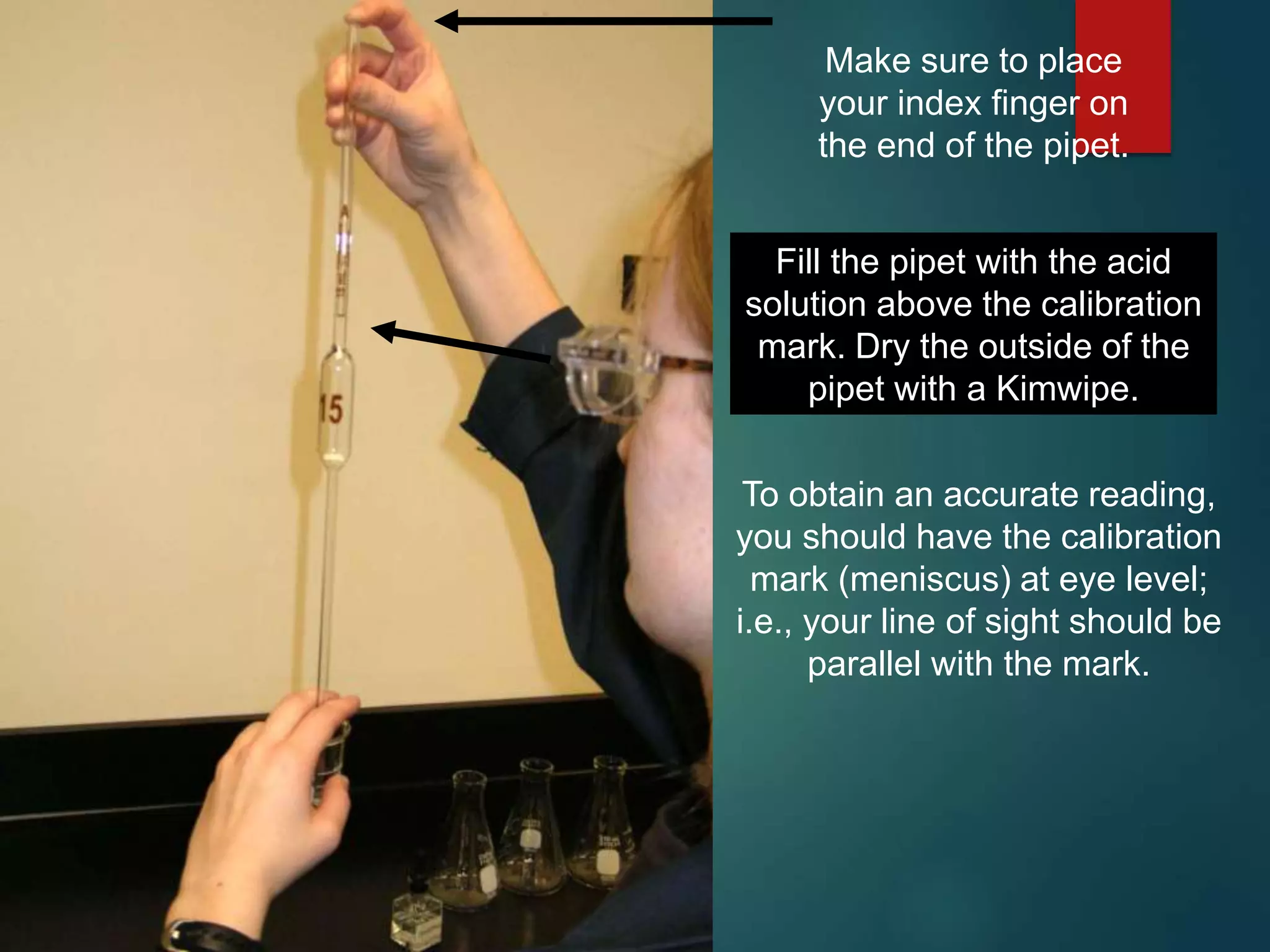 Handling of pipette ,buret,separatory funnnel, graduated cylinder | PPT