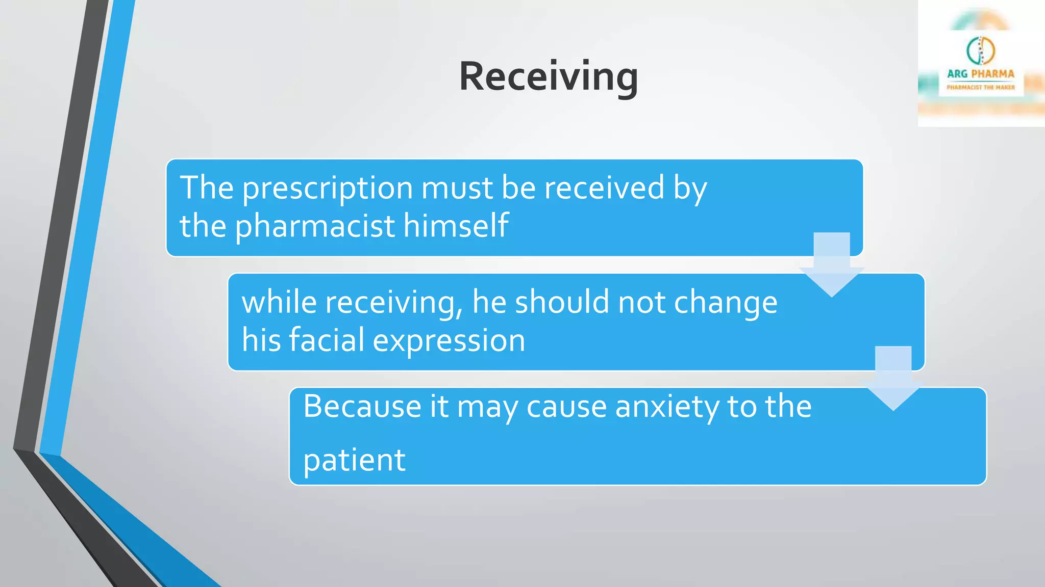 Handling of prescription | PPTX