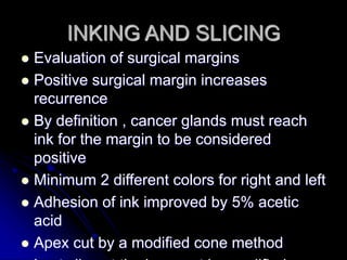 Handling of radical prostatectomy specimens | PPT