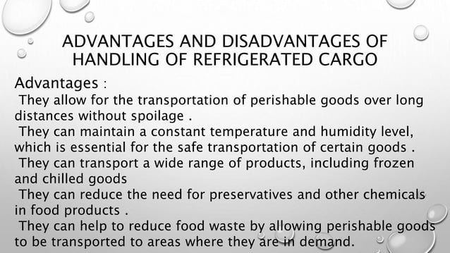 Handling of refrigerated cargo by tharun kumar malapati.pptx ...