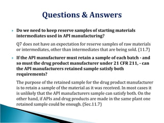 Handling of Reserve Samples Dr.A. Amsavel | PDF