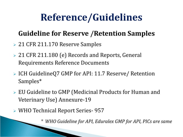 Handling of Reserve Samples Dr.A. Amsavel | PDF