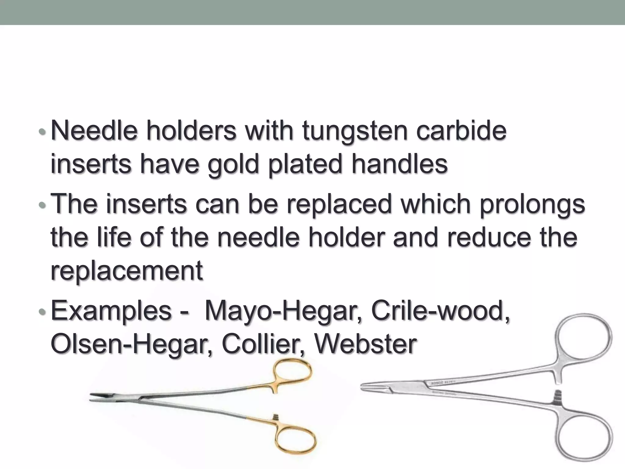 Handling of surgical instruments | PPTX