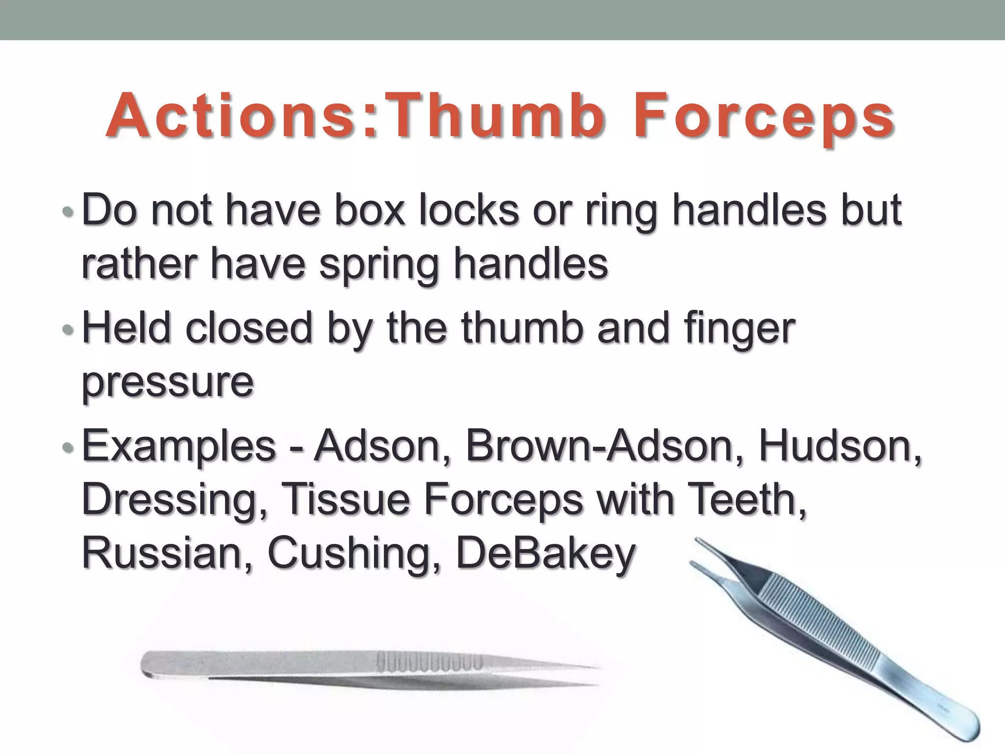 Handling of surgical instruments | PPTX