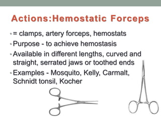 Handling of surgical instruments | PPTX