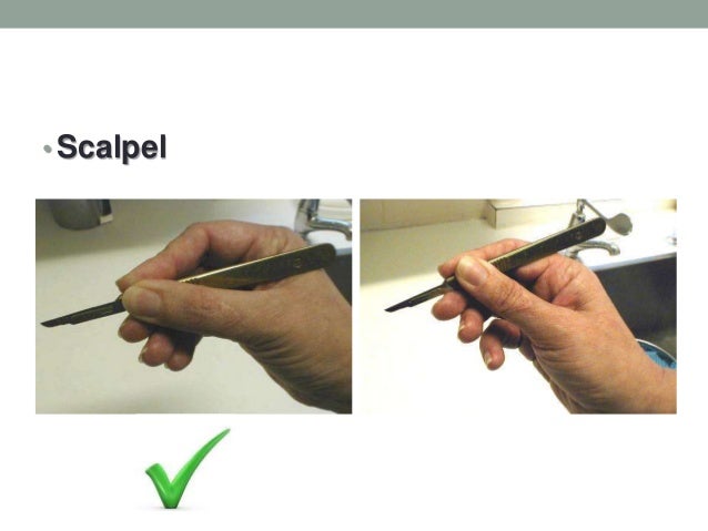 Handling of surgical instruments