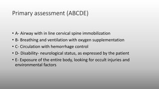 handling of trauma,uncocious and amputated limbs - Copy.pptx