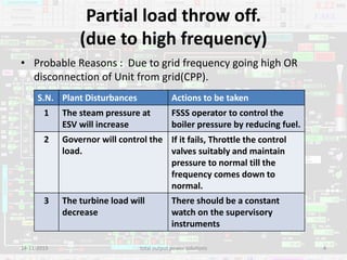 Handling of turbine side emergencies | PDF