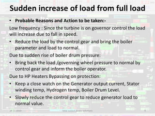 Handling of turbine side emergencies | PDF
