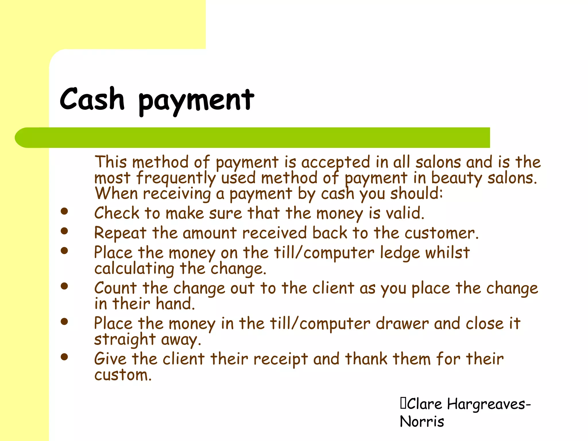 Handling Payments | PPT