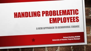 Handling problematic employees | PPT