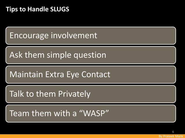 Handling Difficult Participants | PPTX