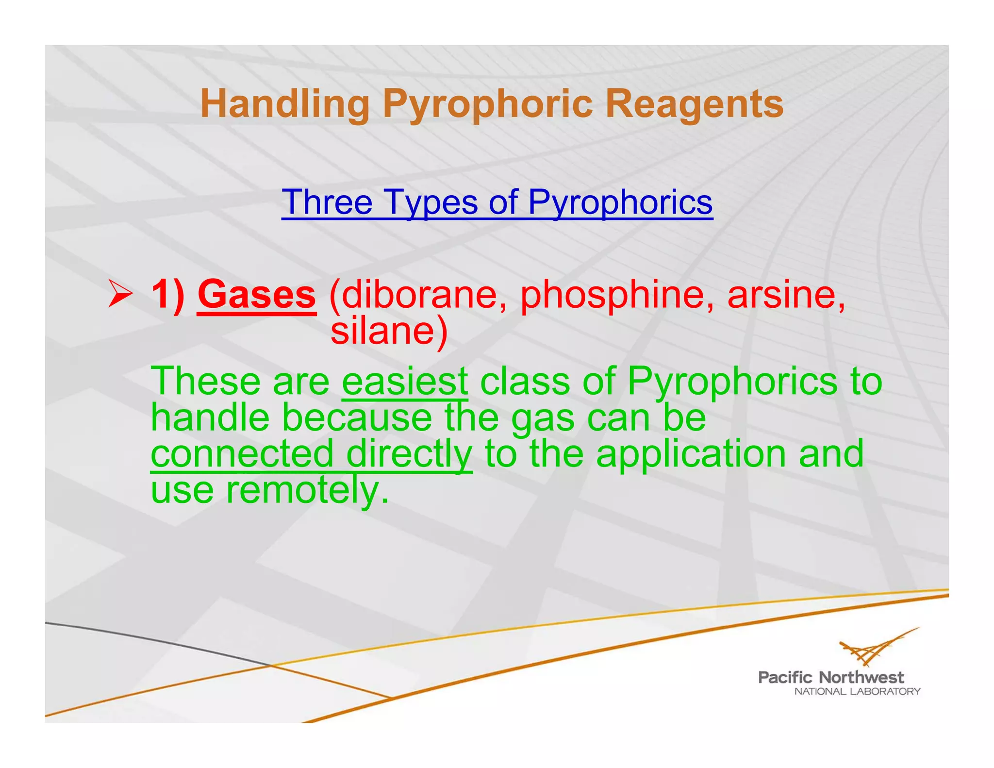 Handling Pyrophoric Reagents | PDF
