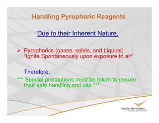 Handling Pyrophoric Reagents | PDF