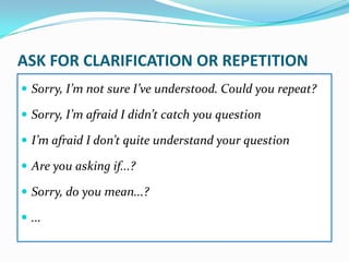 Handling questions | PPTX