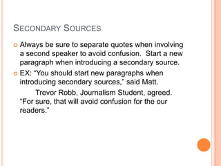 Handling Quotations | PPTX | Books and Literature