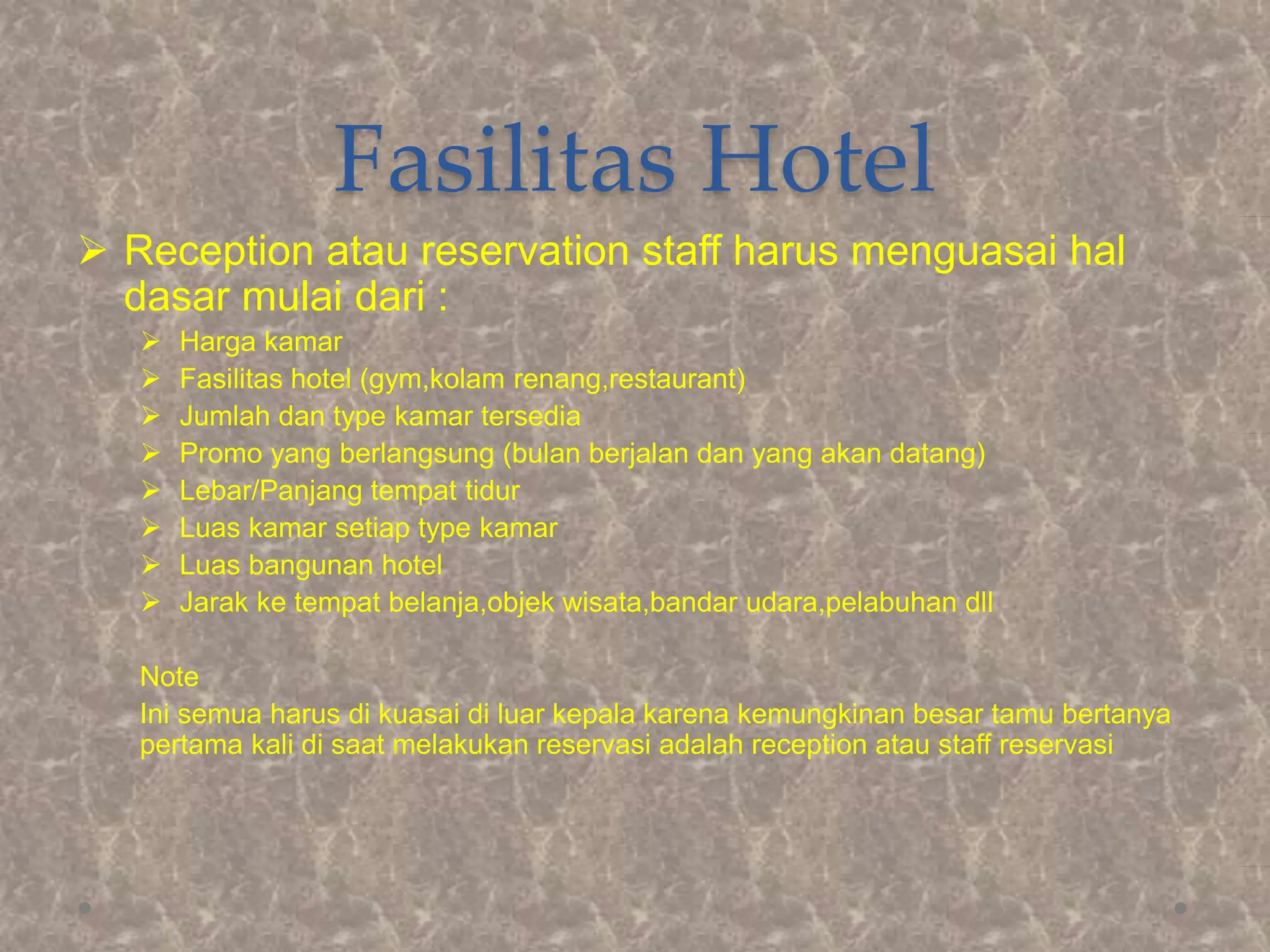 How to Handling Reservation at Hotel .pptx | Free Download