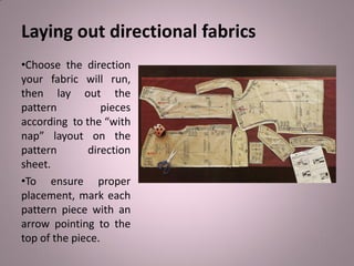 HANDLING SPECIAL FABRICS.pdfhandling special fabrics notes | PDF