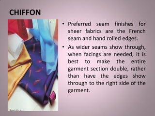 HANDLING SPECIAL FABRICS.pdfhandling special fabrics notes | PDF