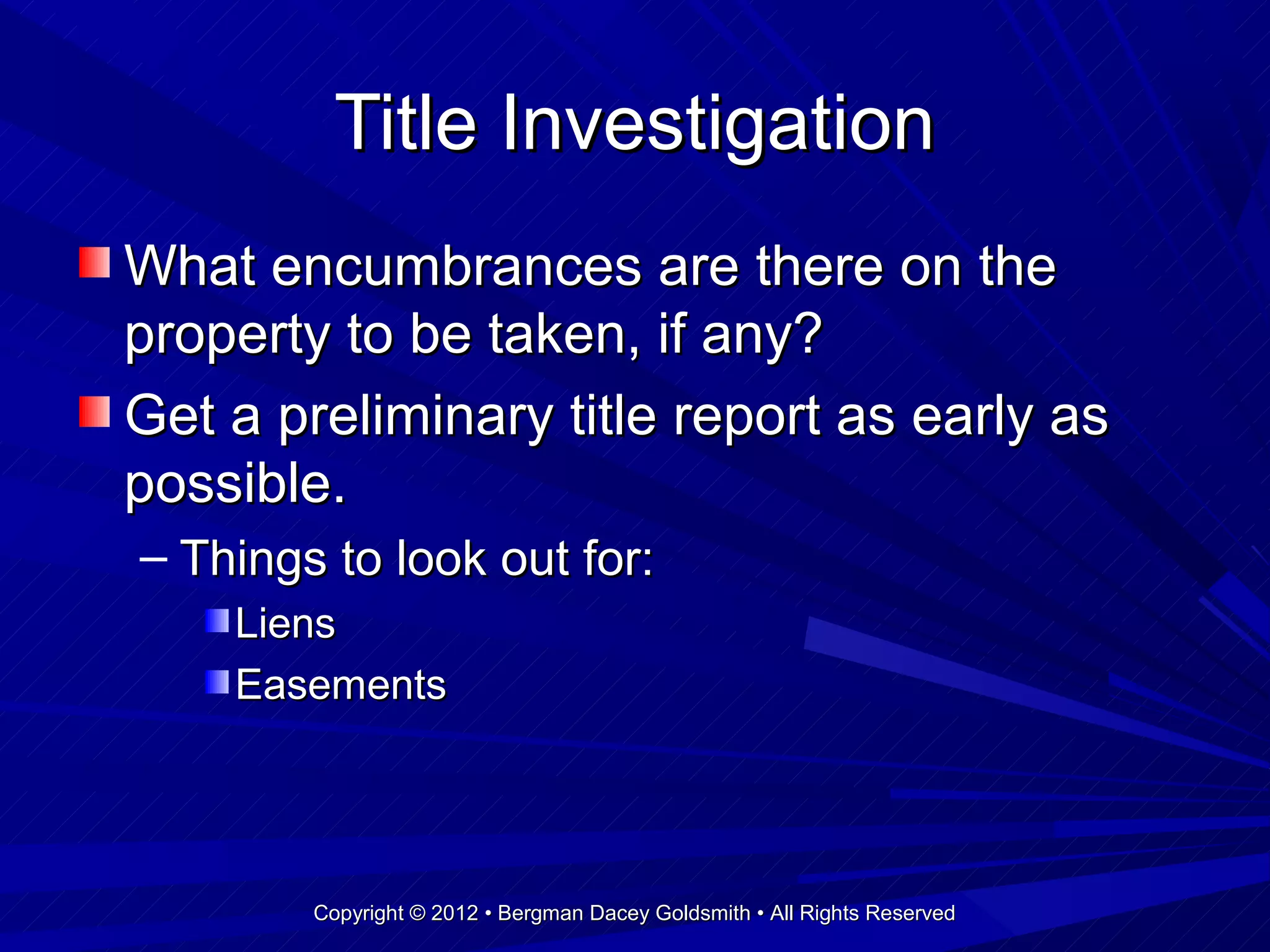 Handling the eminent domain process (general) | PPT