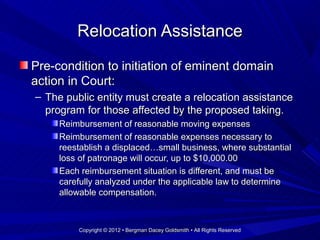 Handling the eminent domain process (general) | PPT | Legal Services ...