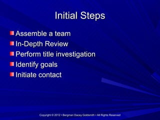 Handling the eminent domain process (general) | PPT | Legal Services ...