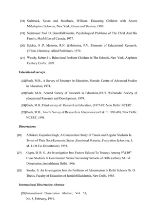 Handling the troubling kids in classroom environment in schools | PDF