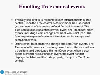 Handling tree control events | PPT