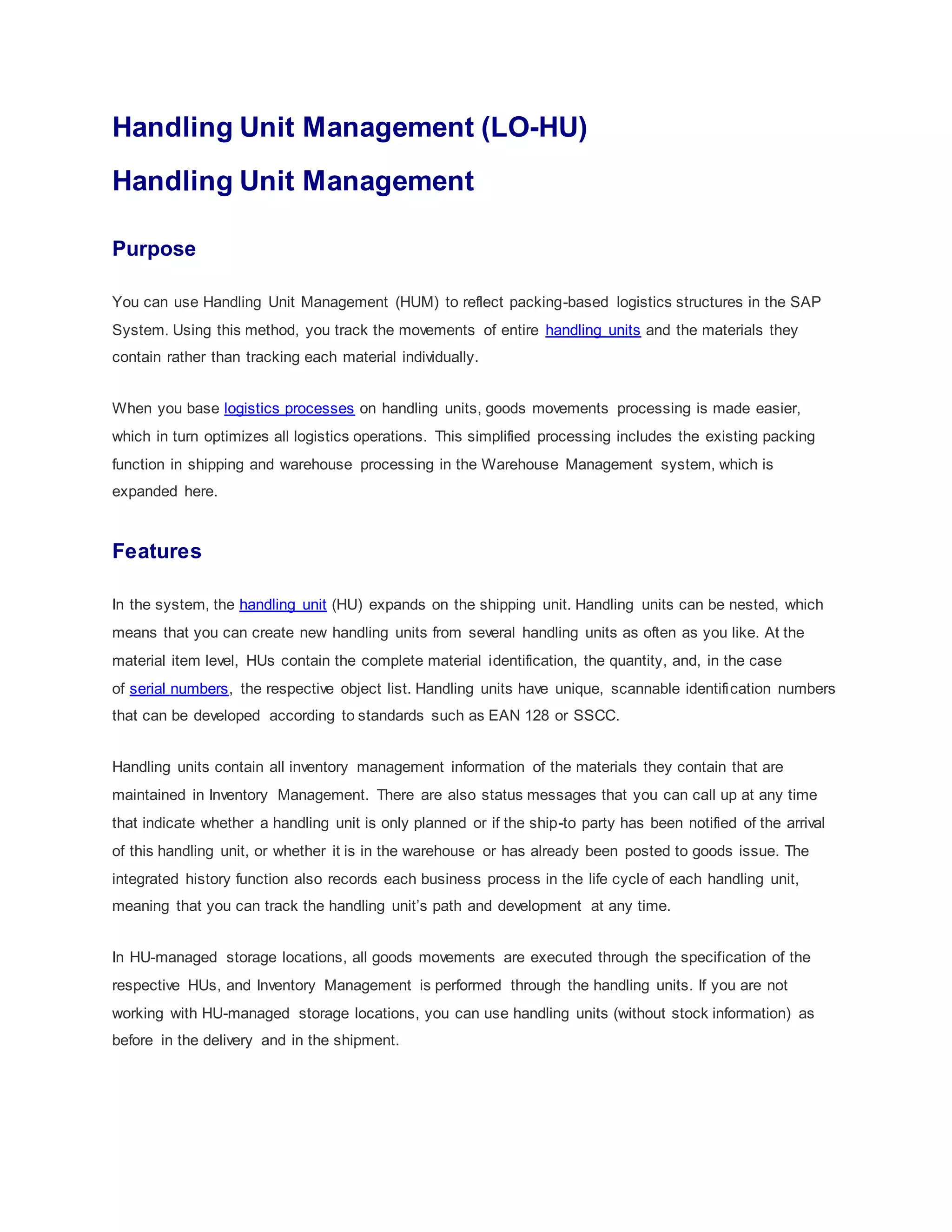 Handling unit management (lo hu) | DOCX
