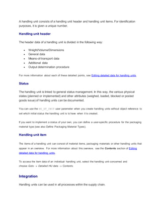 Handling unit management (lo hu) | DOCX