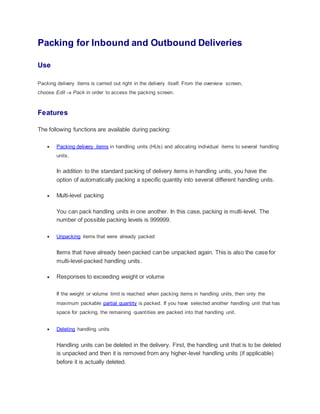 Handling unit management (lo hu) | DOCX