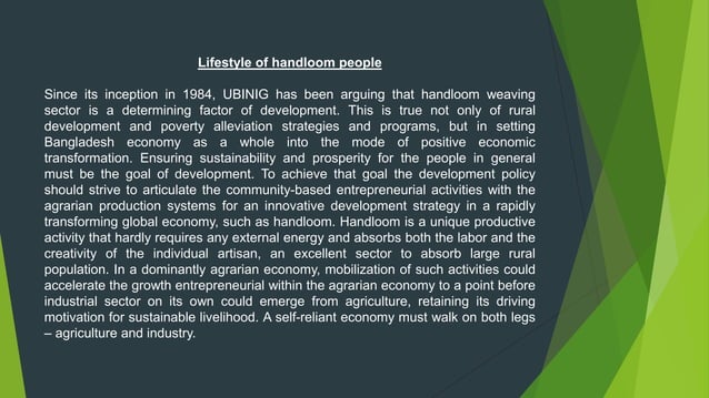 Hand loom presentation For Textile Student By MD Sumsuzzoha Bappy ...