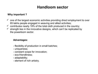 Handloom sector | PPT