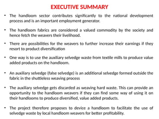 Handloom sector contributes significantly to the national development ...