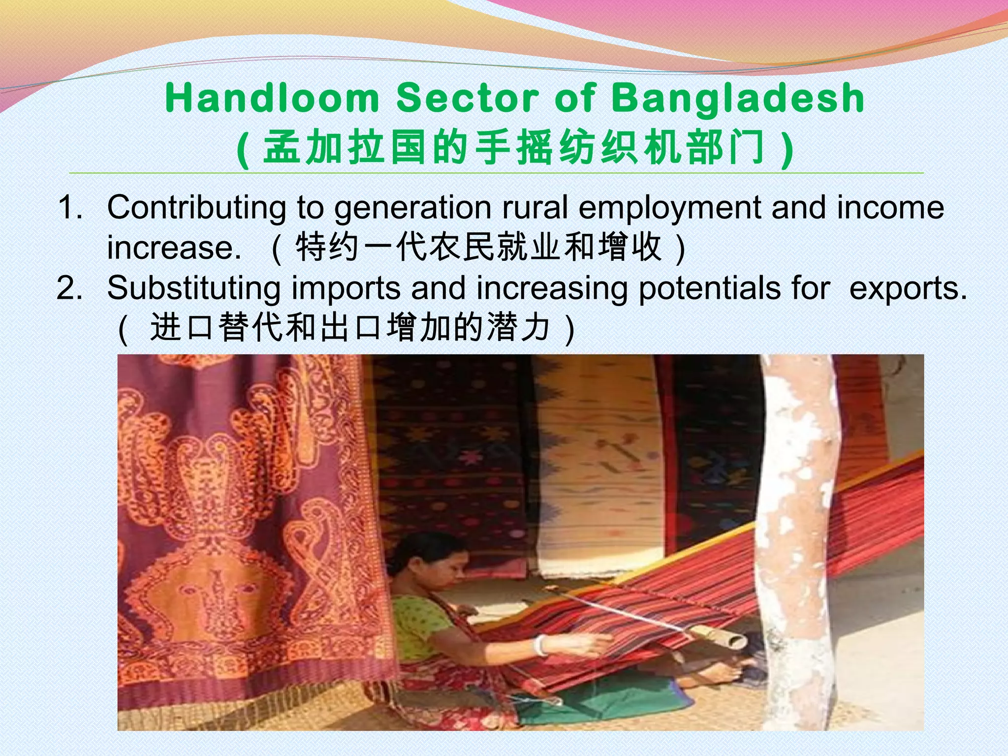 Handloom Sector in Bangladesh | PPT