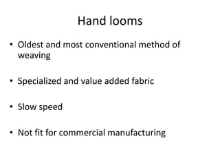 Handlooms ppt | PPTX