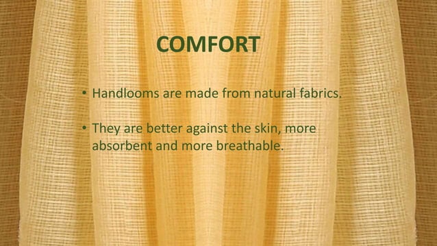 HANDLOOMS PPT.pptx- Empower Tradition, Embrace style! | PPTX