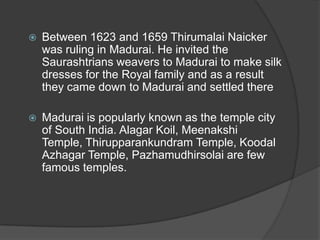 Handloom weaving in madurai | PPTX