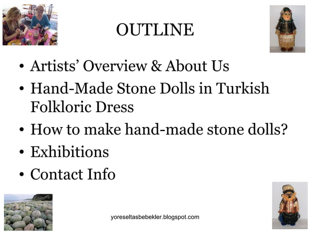 Hand-Made Stone Dolls Dressed in Turkish Folk Costumes | PPT