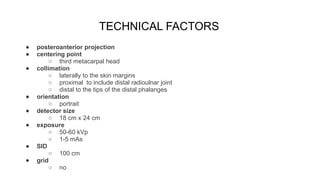 HAND OBLIQUE VIEW.pptx. presentation radiology | PPTX