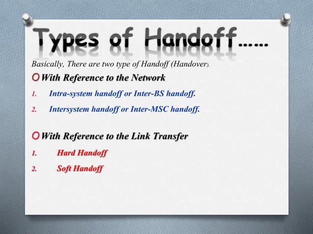Handoff And Its Type Pptx Computer Networking Computing