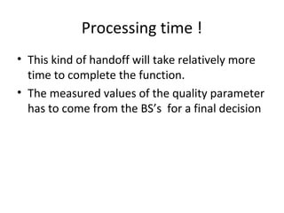 Handoff parameters | PPT