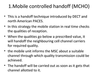 Handoff parameters | PPT