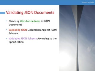 Hands on JSON | PPT