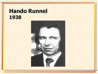 Hando Runnel | PPT