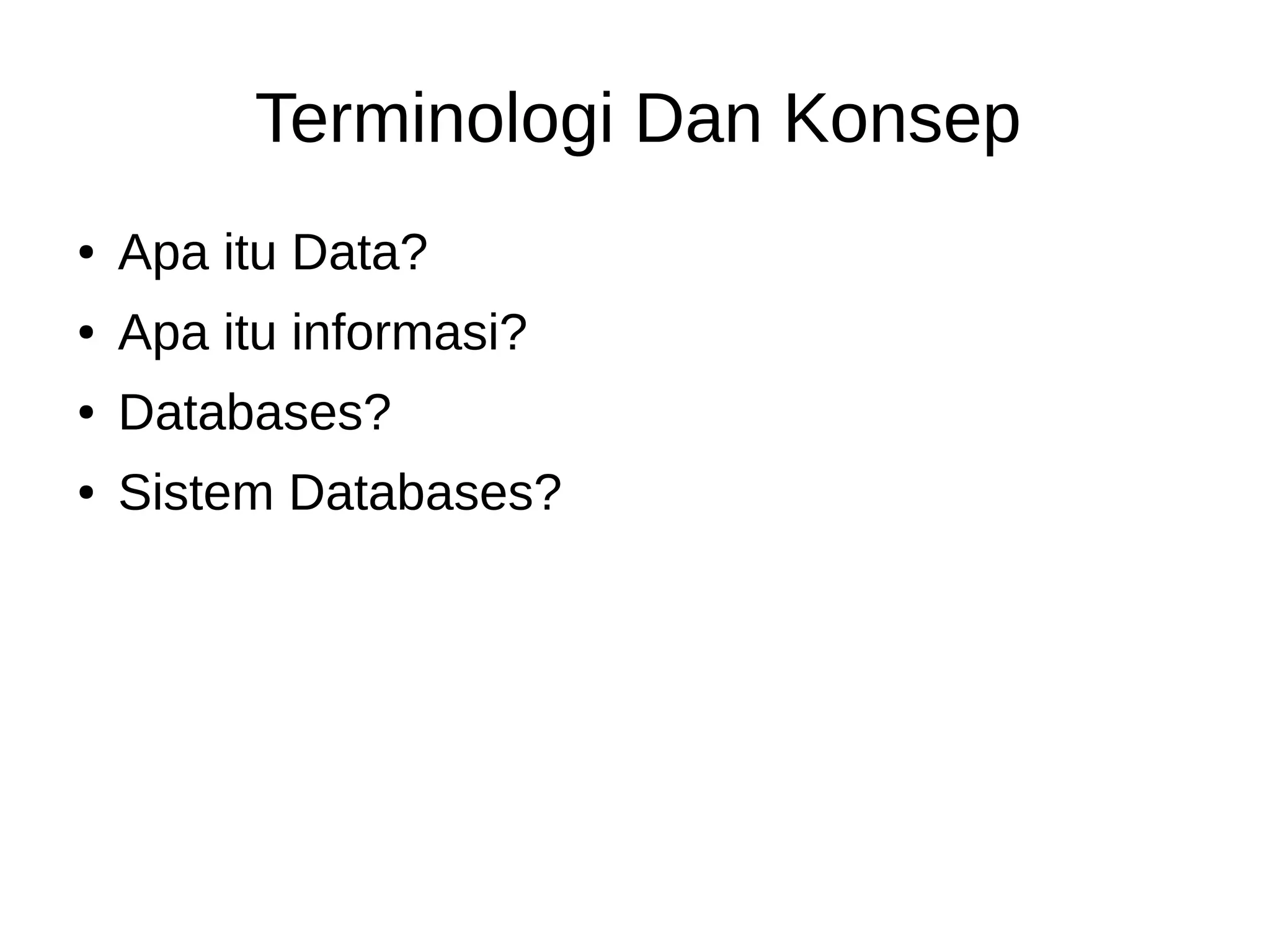 Mata Kuliah Basis Data | ODP