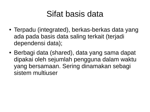Mata Kuliah Basis Data | ODP