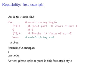 Stop overusing regular expressions! | PPT