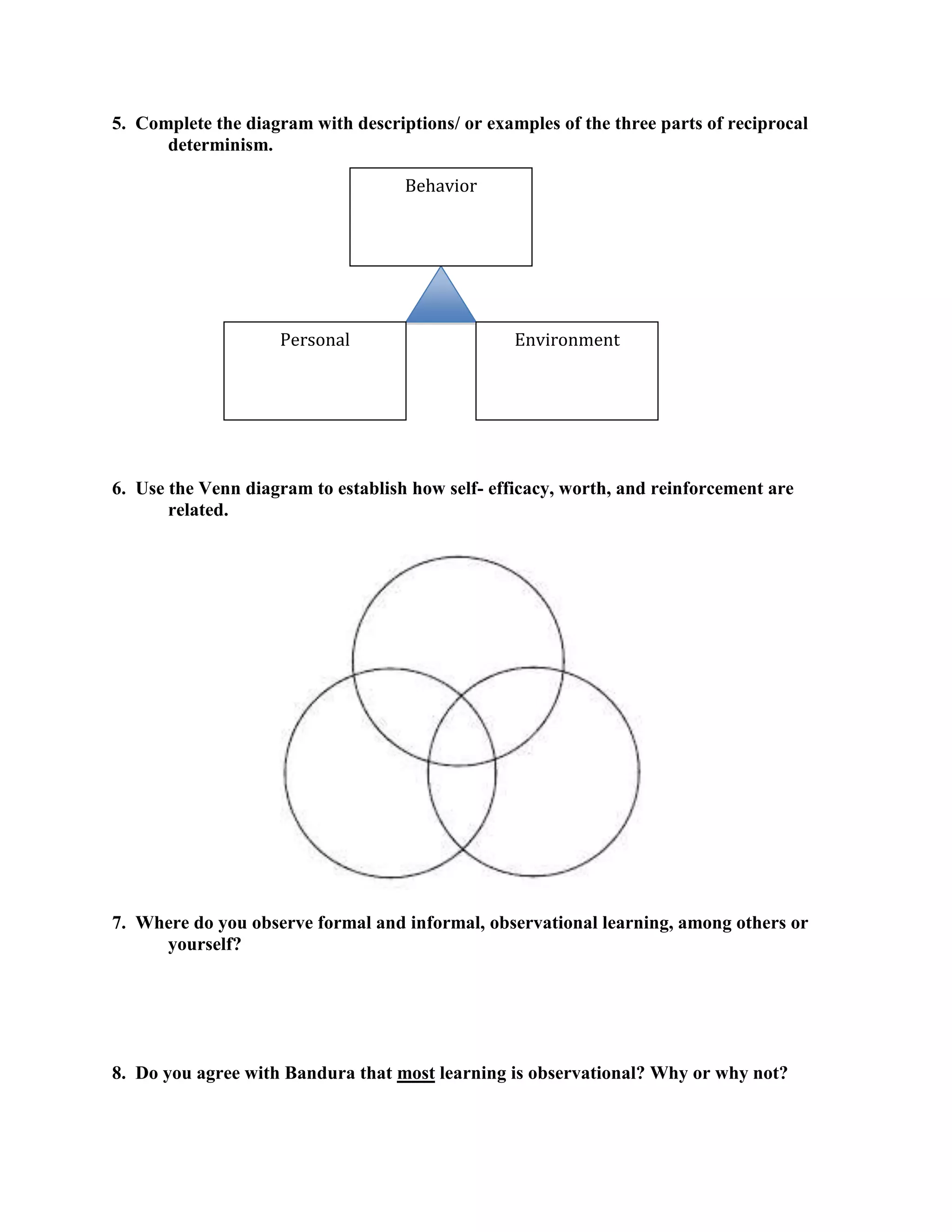 Handout on Bandura | DOCX