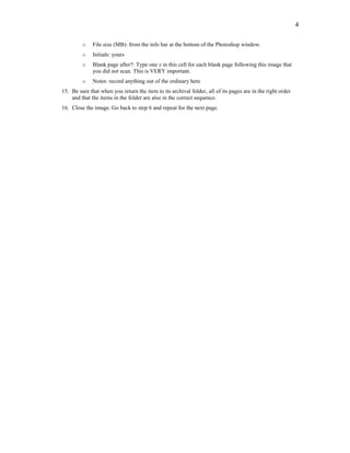 Handout for Digital Imaging of Photographs | PDF